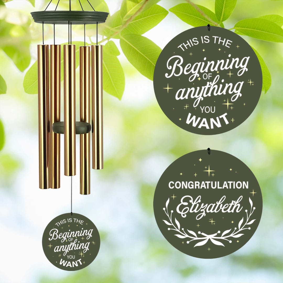 Astarin Retirement Wind Chimes Personalized, Congratulation Gifts Idea ...