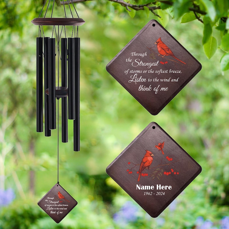 Memorial Wind Chimes - Etsy