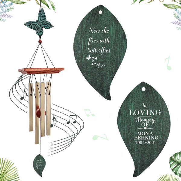 Custom Loss of Mom Windchime - Etsy