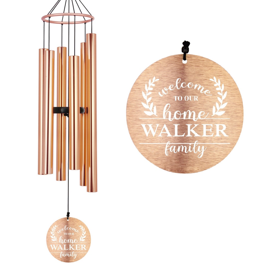 Personalized Housewarming Wind Chimes,sweet Home Wind Chime,custom New ...