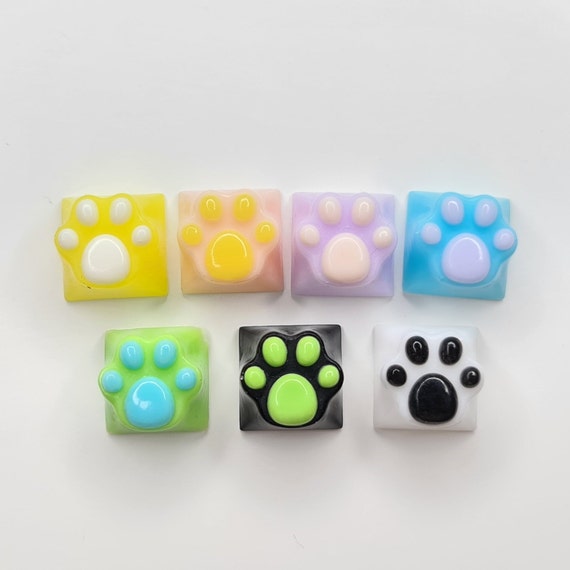 Paw Keycap Resin Keycap | Etsy