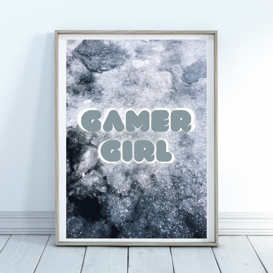 Gemstone Gamer Girl B3 Poster- Wall Decoration for Your Gaming Room - Etsy