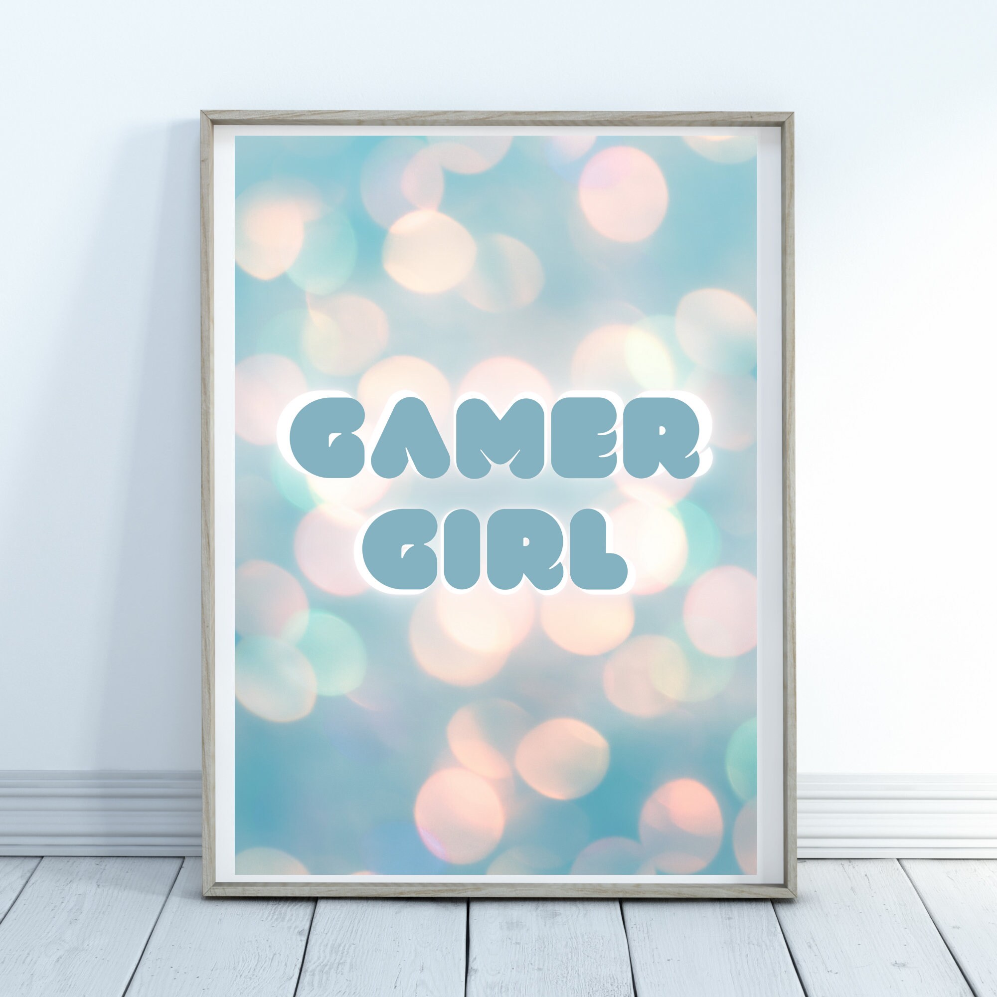 Bubbles Gamer Girl B3 Poster Wall Decoration for Your Gaming Room - Etsy