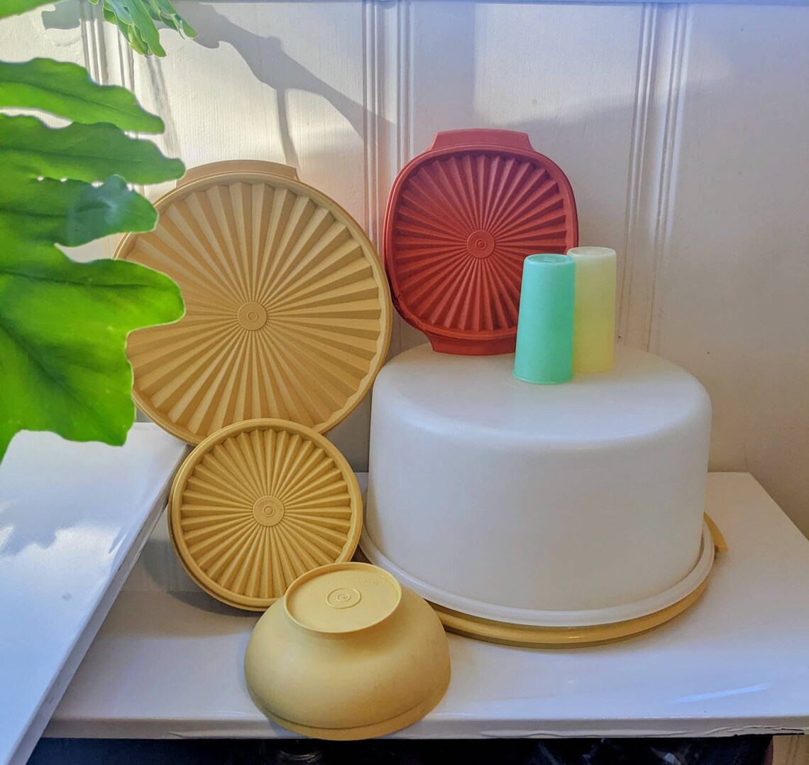 Tupperware Bowl Set Harvest Gold Yellow. 7 Piece - Etsy