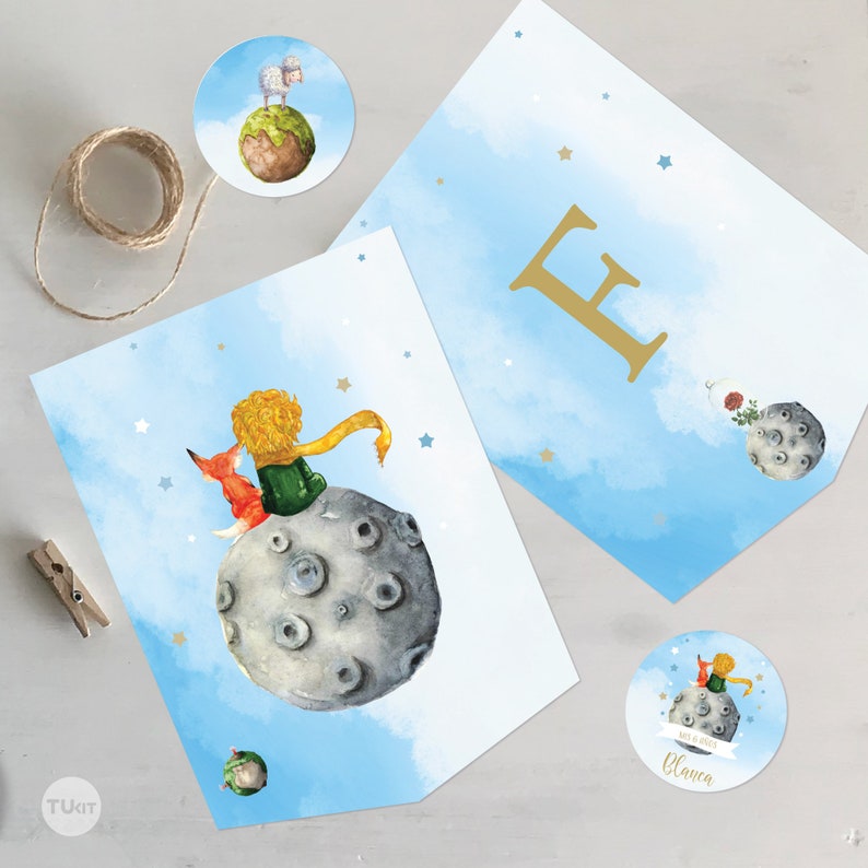 Kit imprimible el principito the little prince cumpleaños - Etsy México