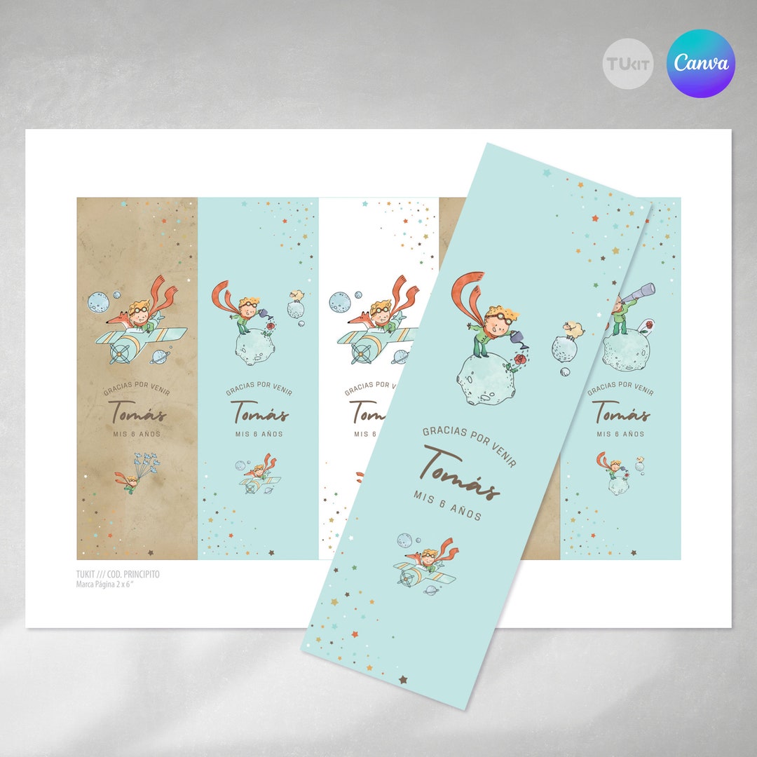 The Little Prince Printable Bookmarks, Tukit Bookmarks - Etsy