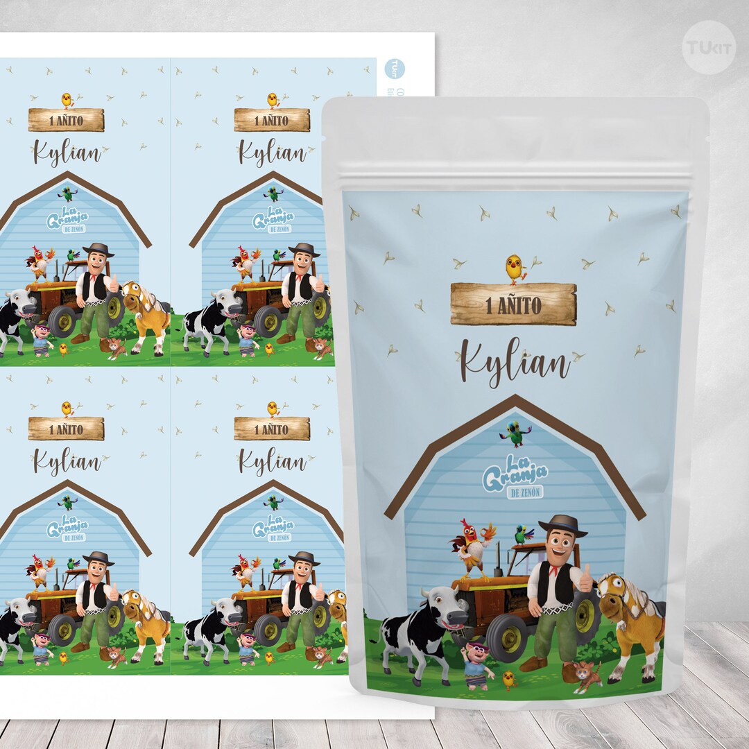 Capri-sun Juice Label Bag Label, Zenon Celeste Tukit Farm - Etsy