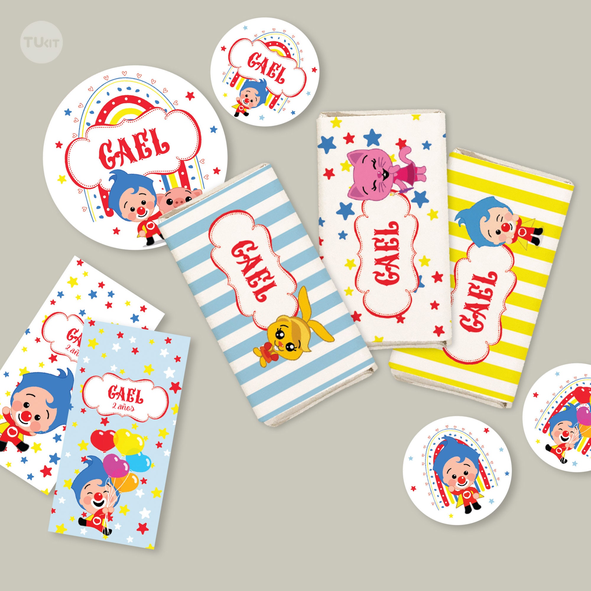 Printable Kit Plim Plim Printable Birthday Birthday Tukit - Etsy