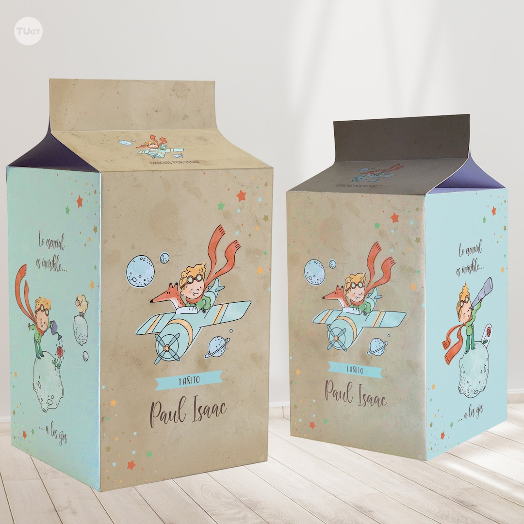 Milk Box Printable Milkbox the Little Prince the Little Prince Tukit - Etsy