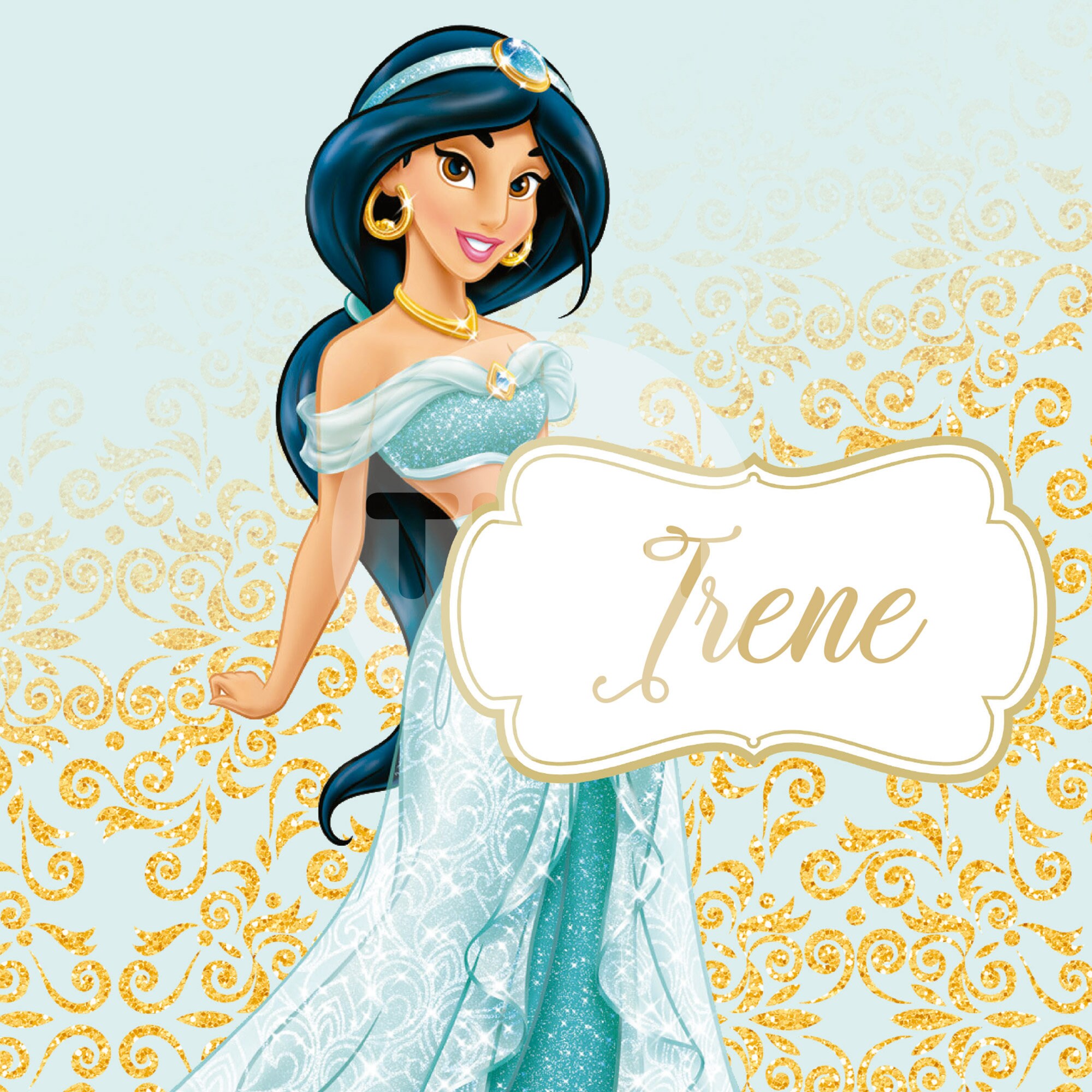 Kit Imprimible Jazmin Princesas Princess Editable Printable - Etsy