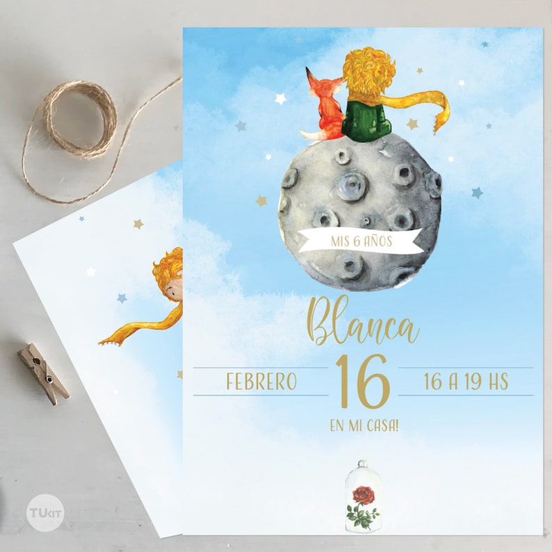 Kit imprimible el principito the little prince cumpleaños - Etsy México