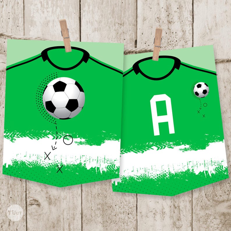 Banner futbol, banderines, banderin pelota futbol, pennant futbol ...