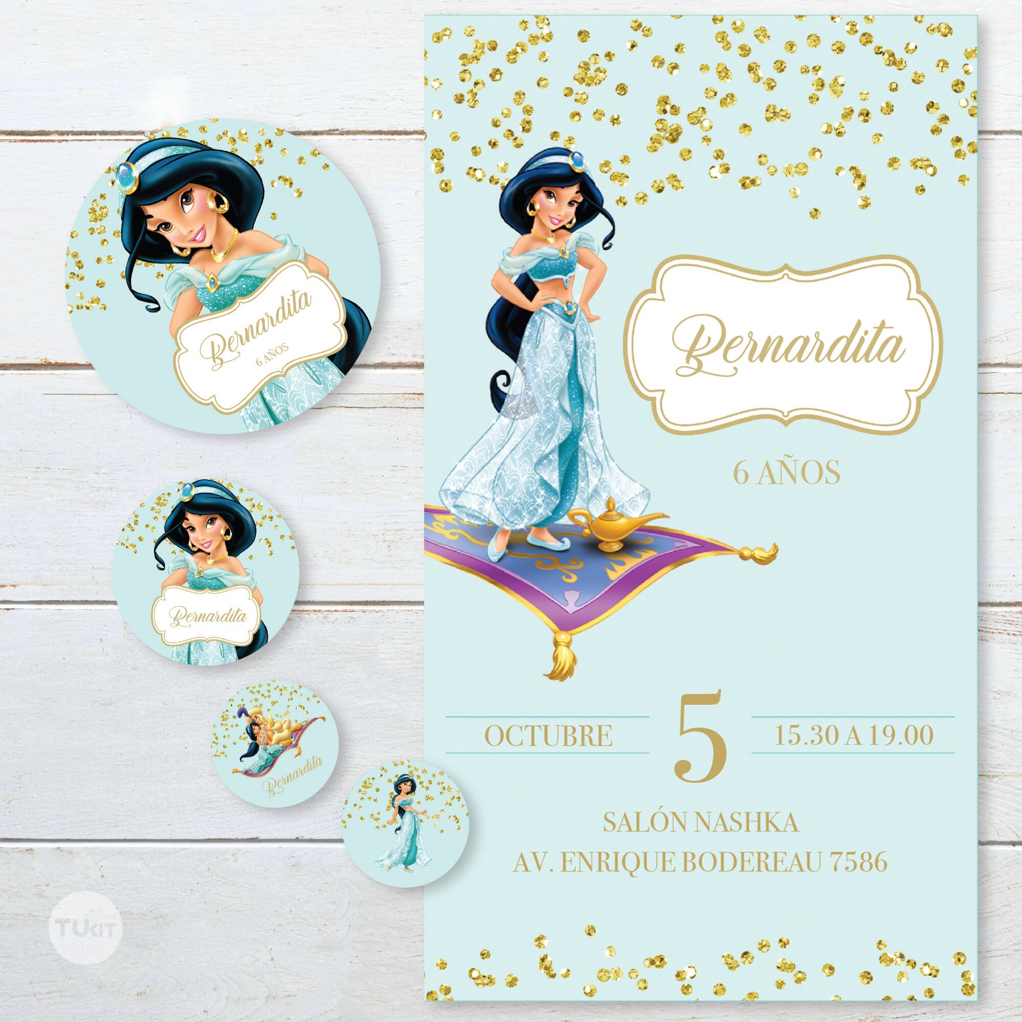 Princess Jasmine Printable Kit Princess Editable Printable Candy Bar - Etsy