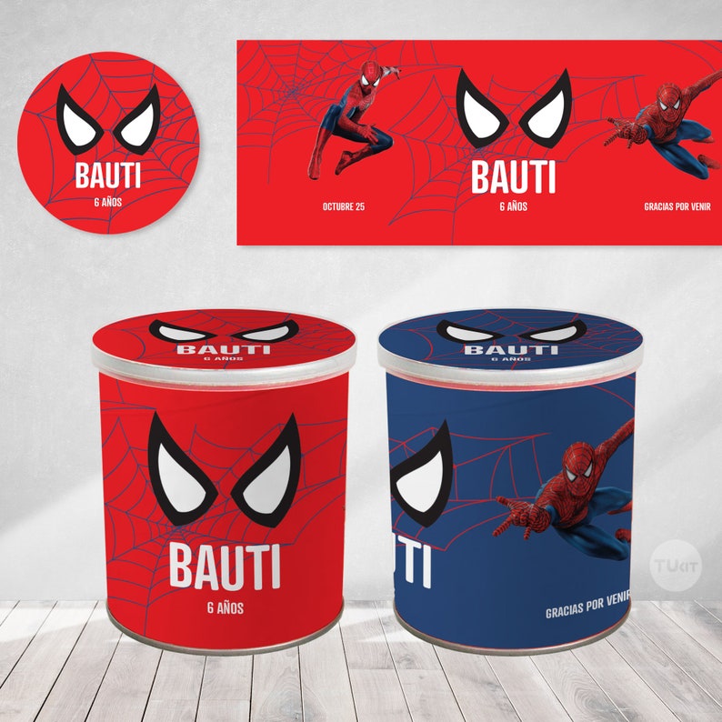Pringles Spiderman Printable Label, Spider Man, Party Supplies ...