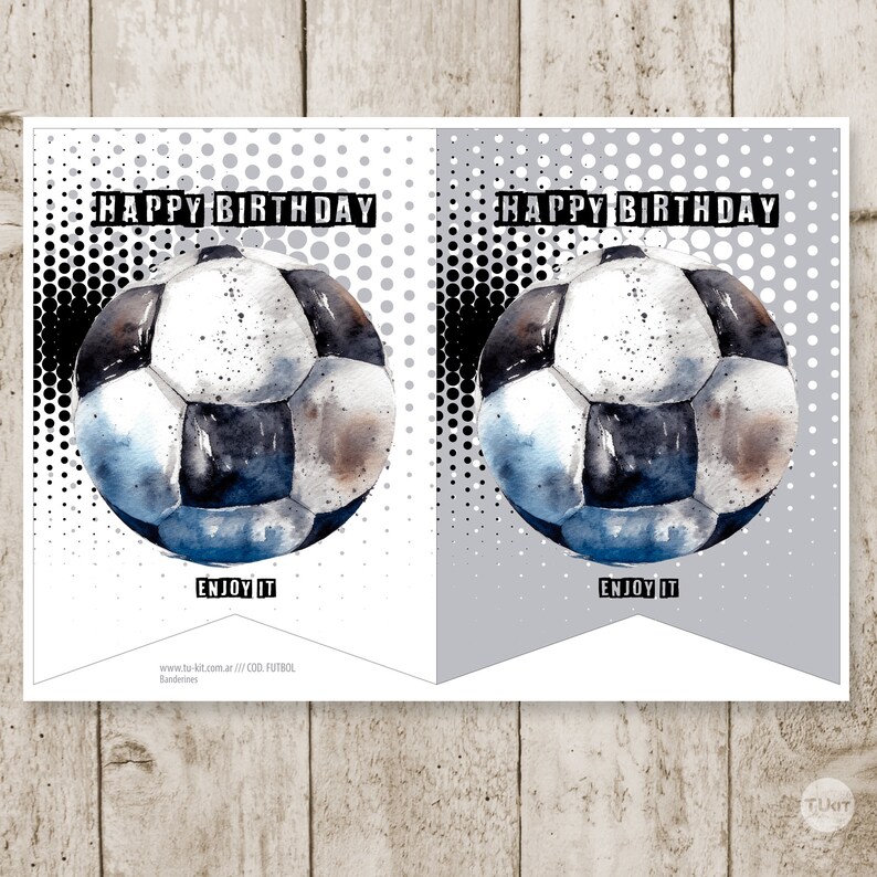 Banner, banderines imprimibles, banderin futbol acuarela, pennant ...