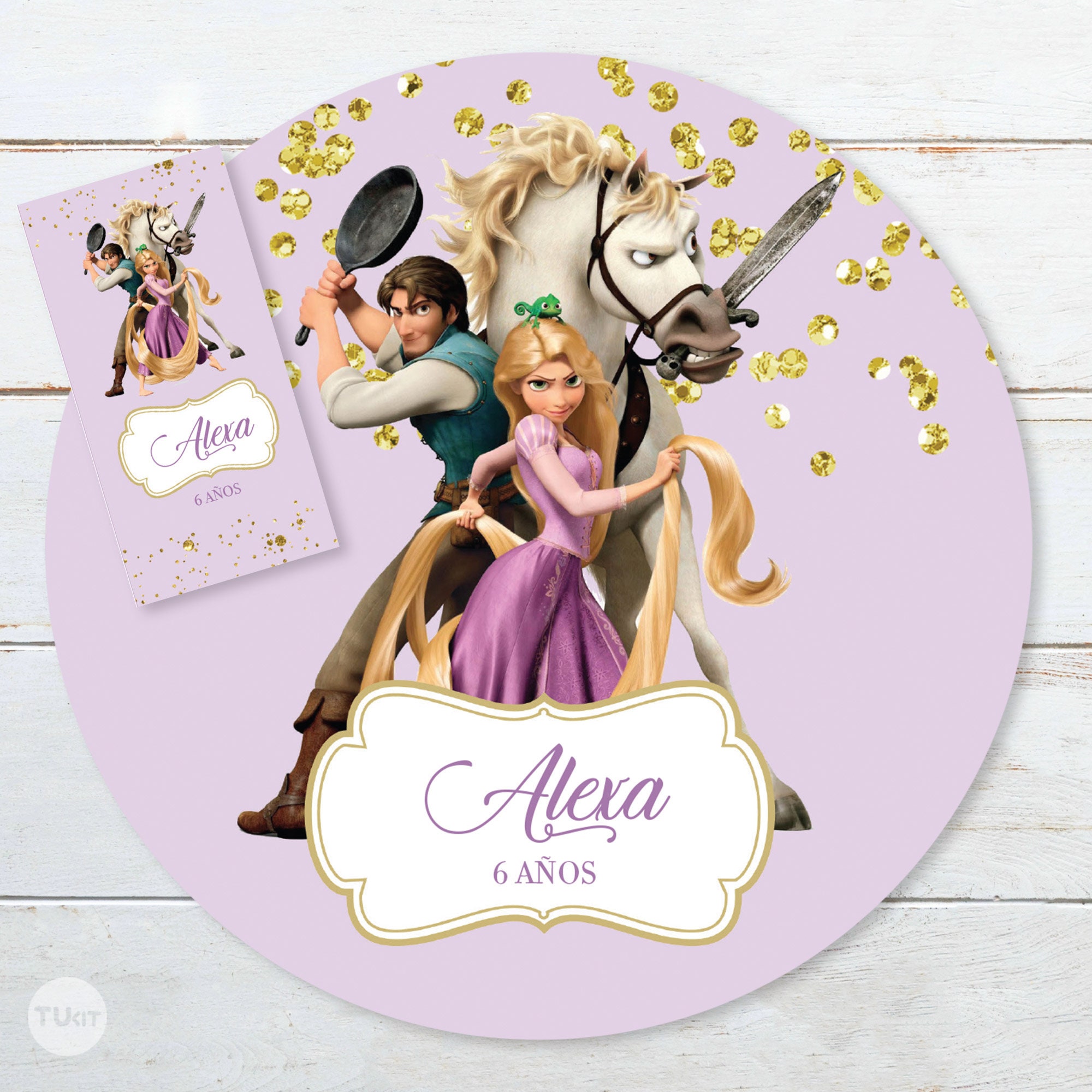 Printable Kit Rapunzel Princesses Princess Editable Printable Candy Bar ...