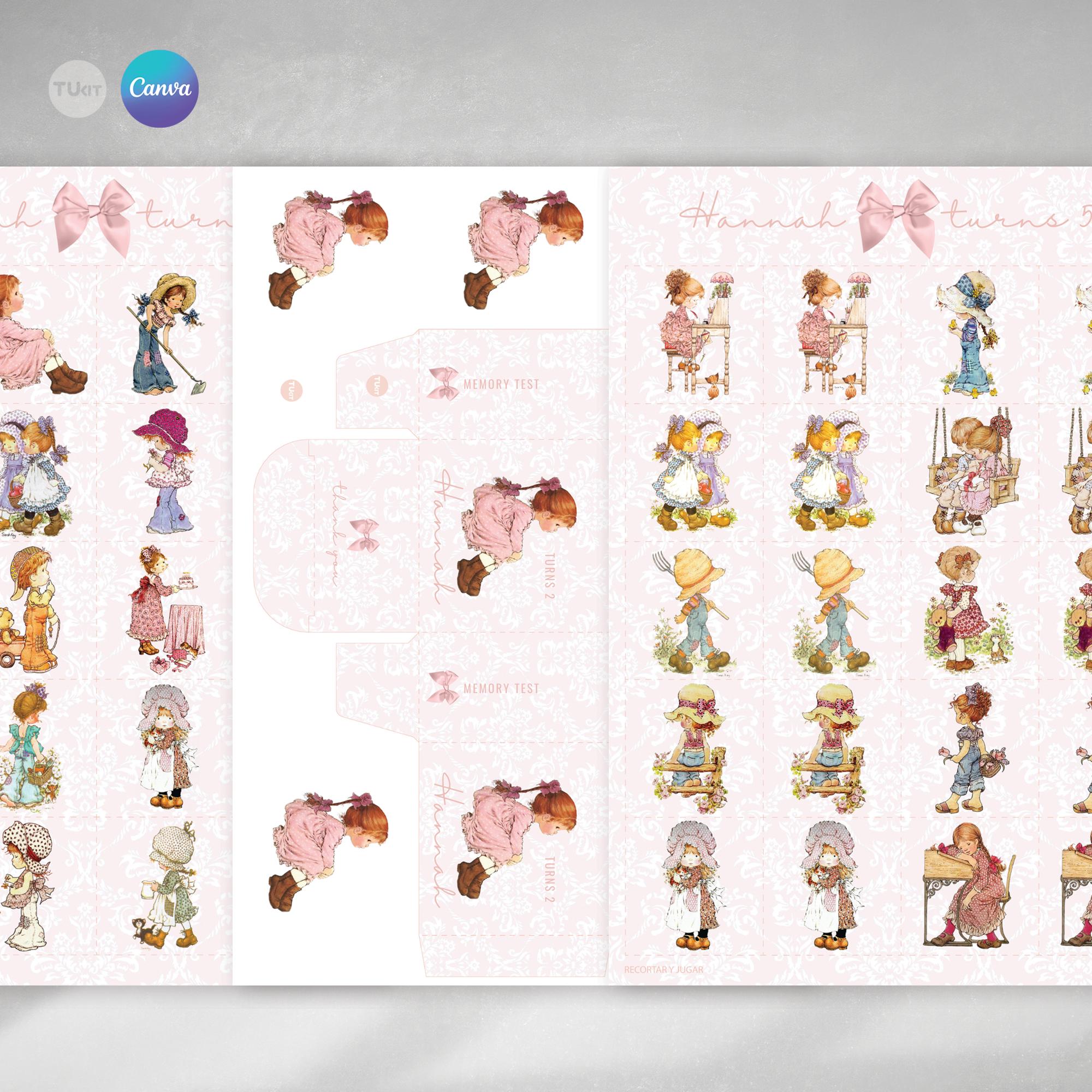 Sarah Kay Printable Game, Sarah Kay Girls, Party Bundle, Girls Game ...