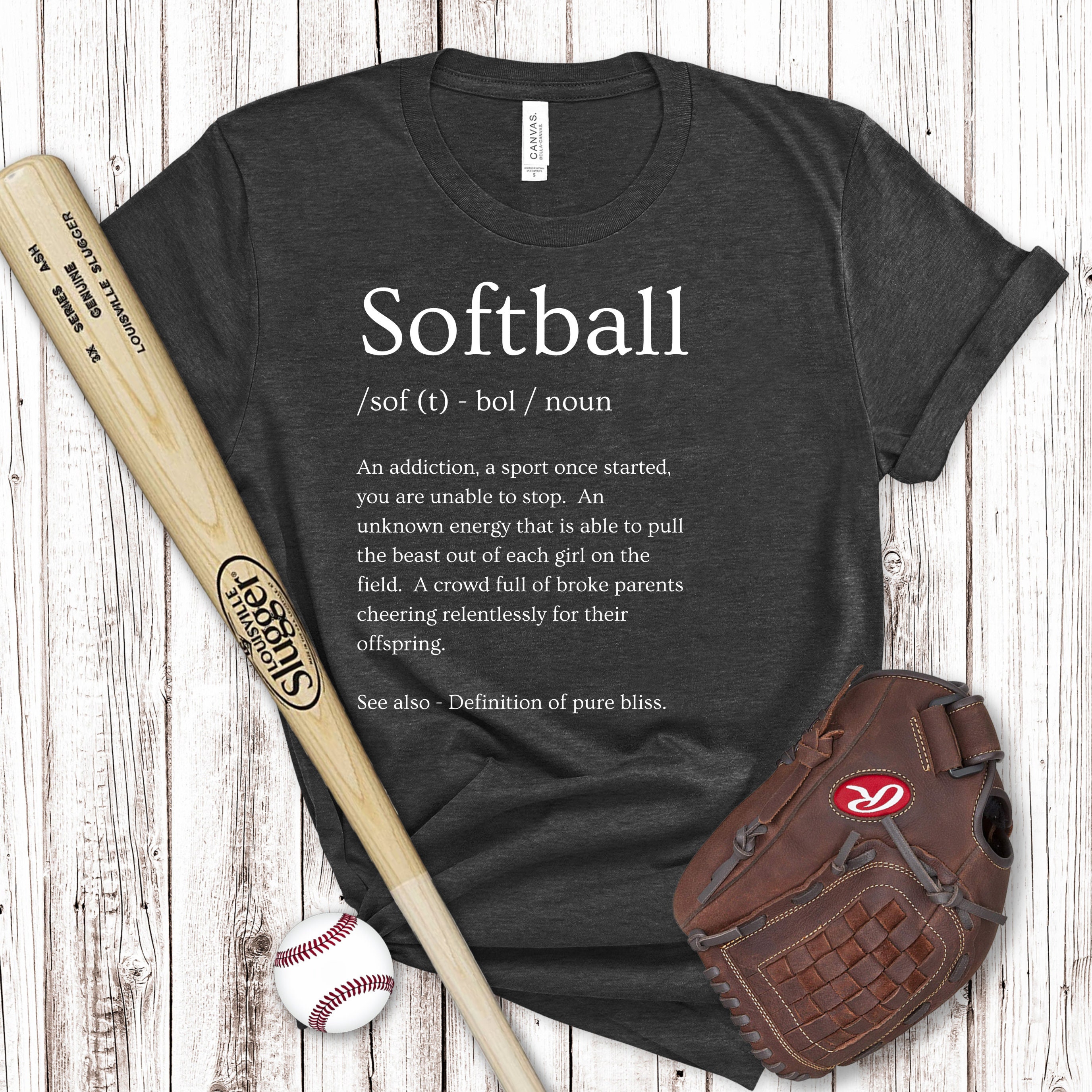 Softball Shirts Funny Softball Tees Cute Softball Shirts Funny Baseball ...