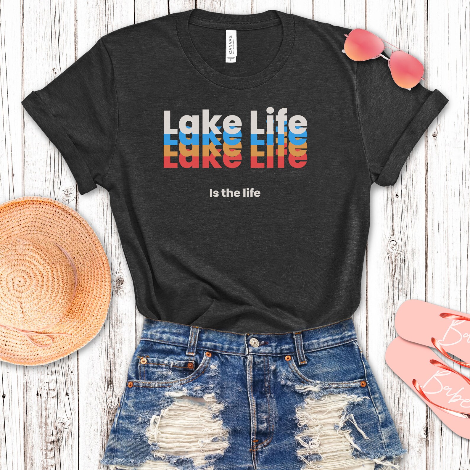 Lake Life Shirt, Lake Shirt, on the Lake, Gift for Lake Lover, Vacation ...