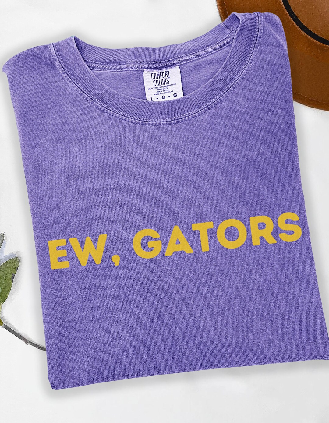 Comfort Colors LSU Shirt | "ew, Gators" Funny College Football Tee ...