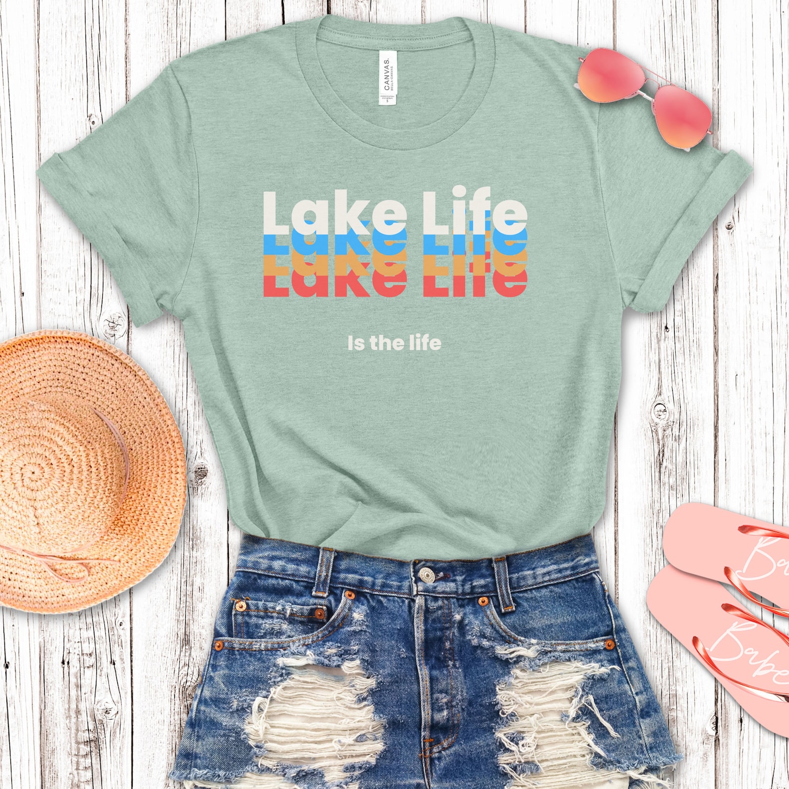 Lake Life Shirt, Lake Shirt, on the Lake, Gift for Lake Lover, Vacation Shirts, Gift for Her ...