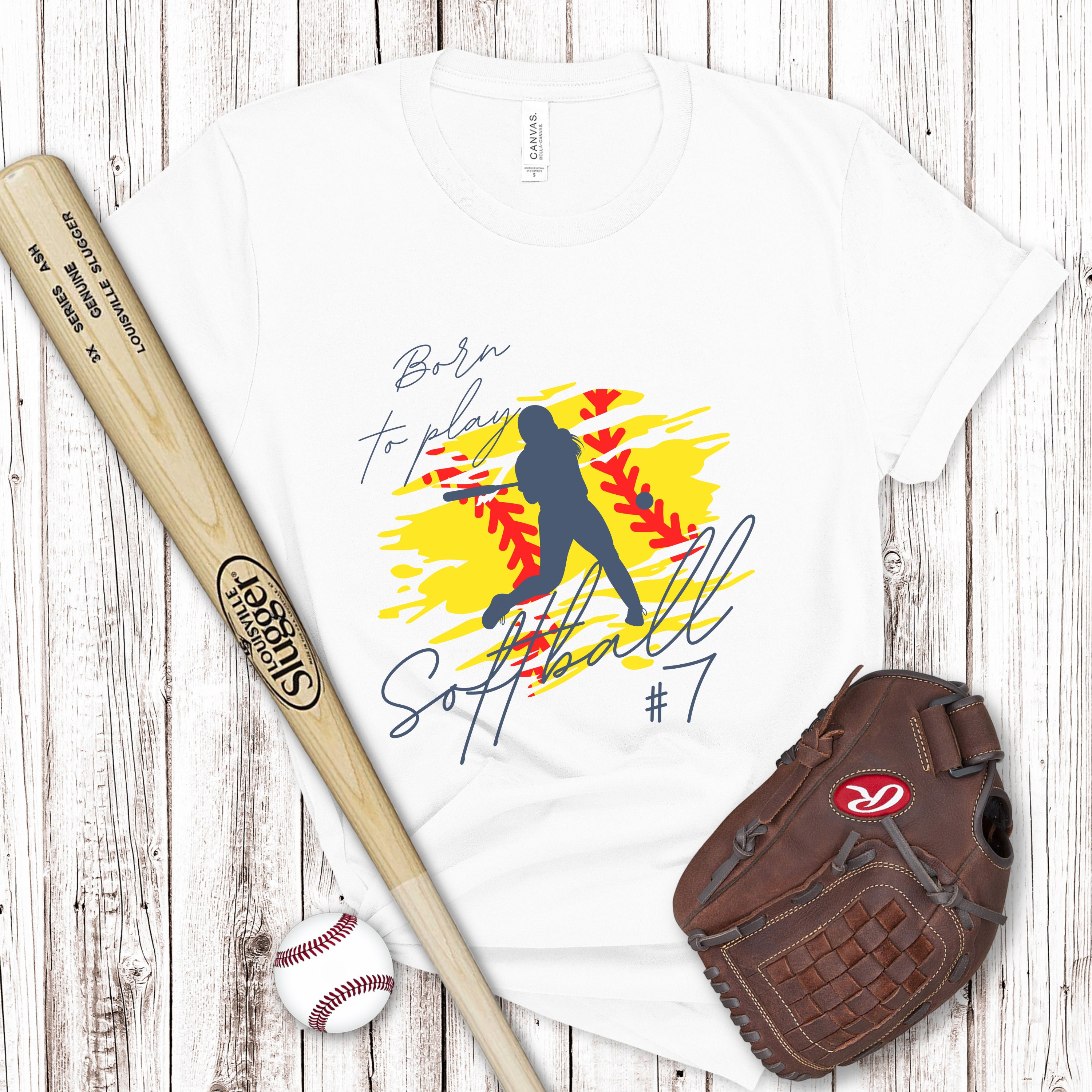 Cute Little Girls Softball Shirt for Kids Kids Matching - Etsy
