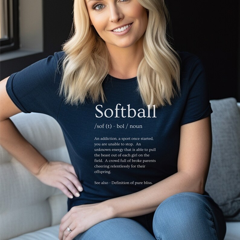 Softball Shirts Funny Softball Tees Cute Softball Shirts Funny Baseball ...