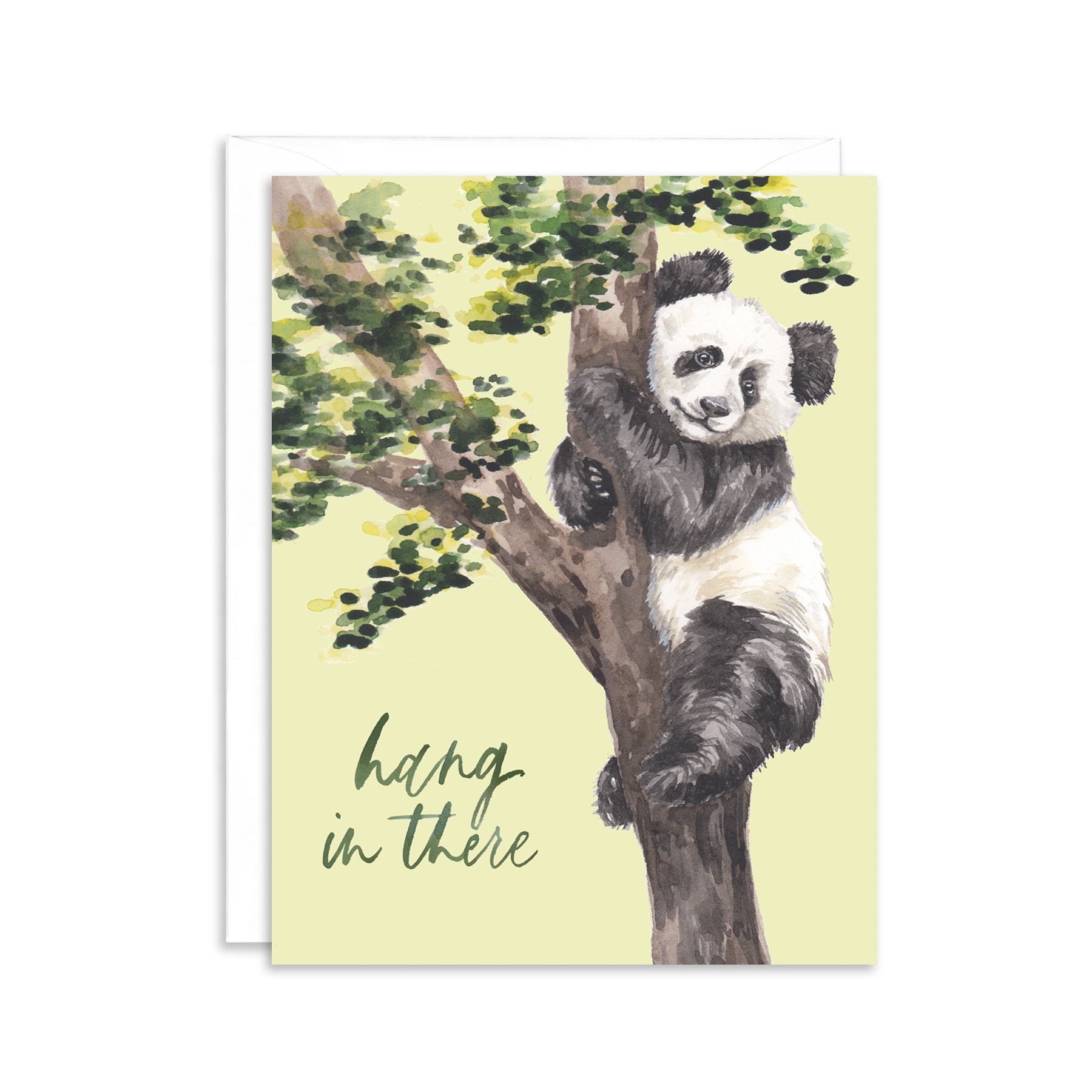 Hang in There Panda Greeting Card | Uplifting Card | Sympathy Card for ...