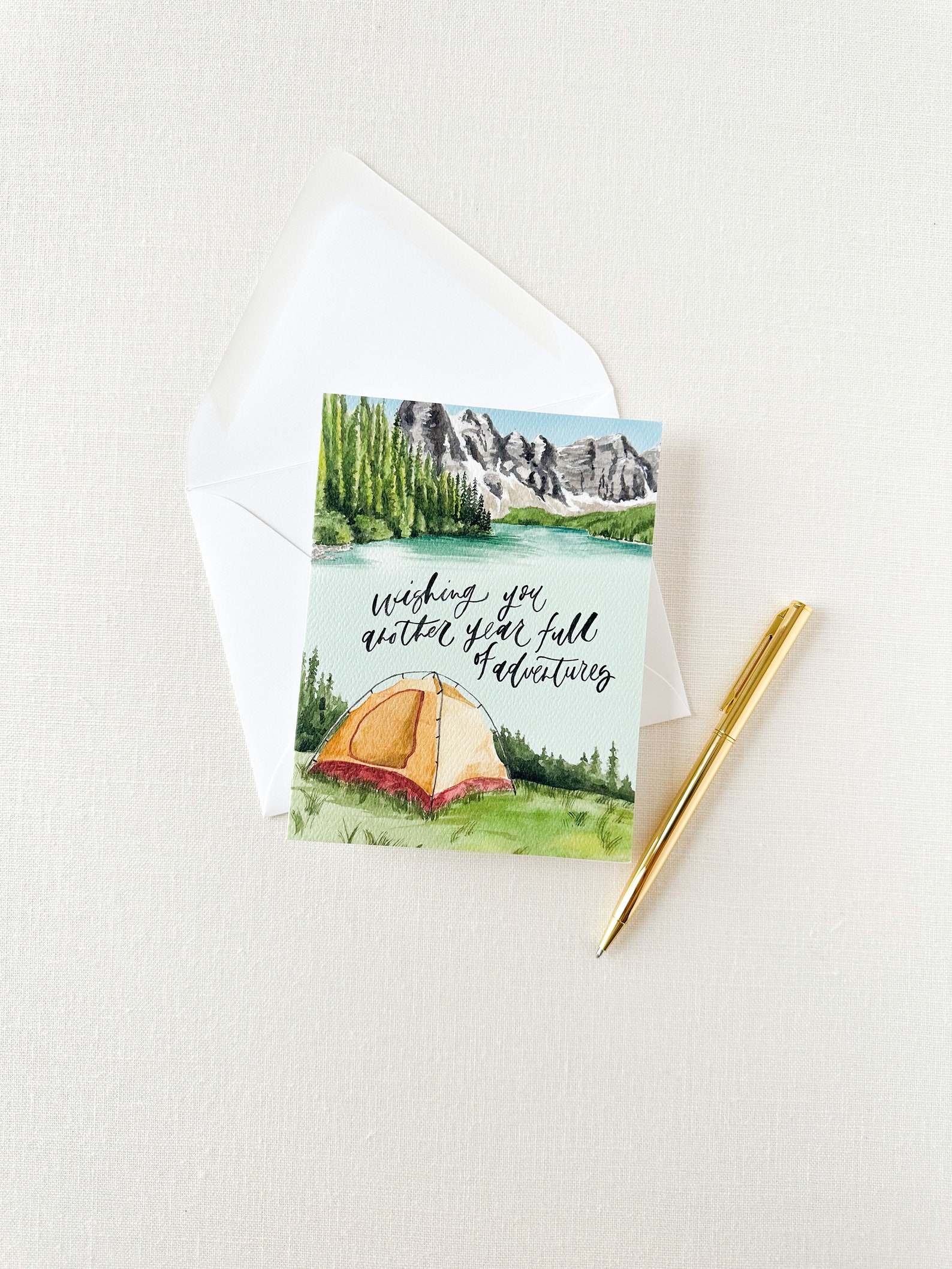 Outdoor Adventures Birthday Greeting Card | Camping Birthday Card ...