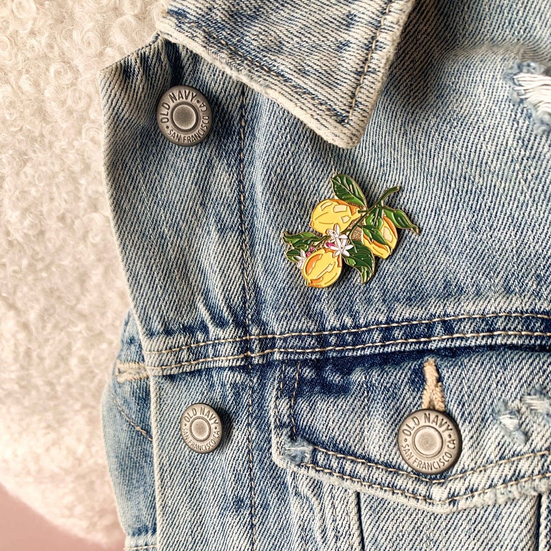 Denim Jacket Pin - Etsy
