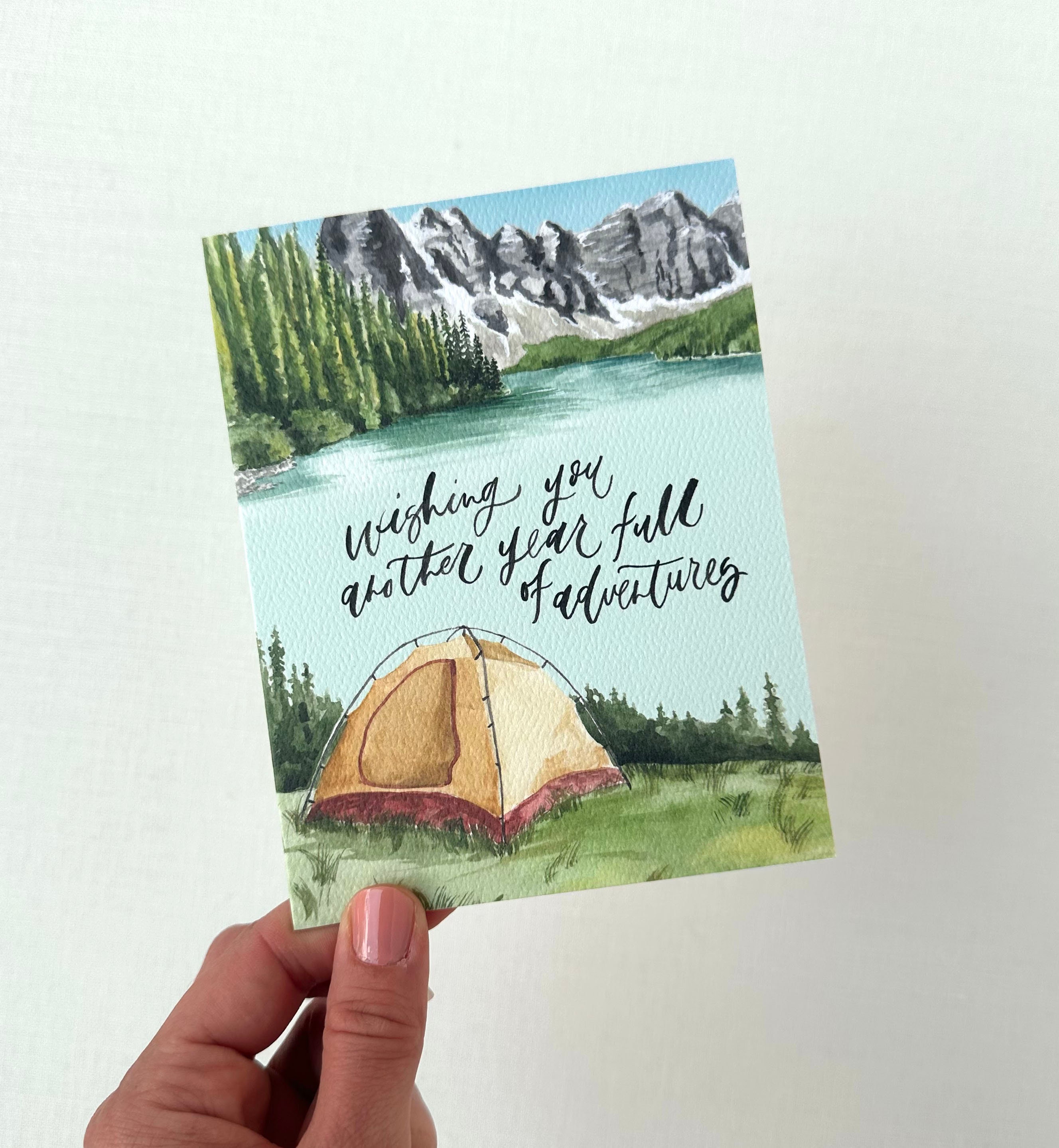 Outdoor Adventures Birthday Greeting Card | Camping Birthday Card ...