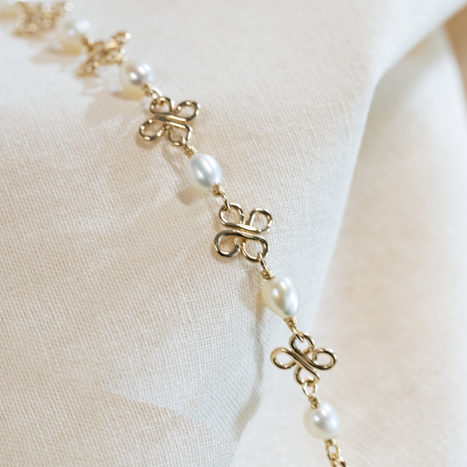 Pearl Bead Bracelet Handmade Pearl Jewelry Unique Pearl - Etsy