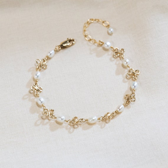 Pearl Bead Bracelet Handmade Pearl Jewelry Unique Pearl - Etsy