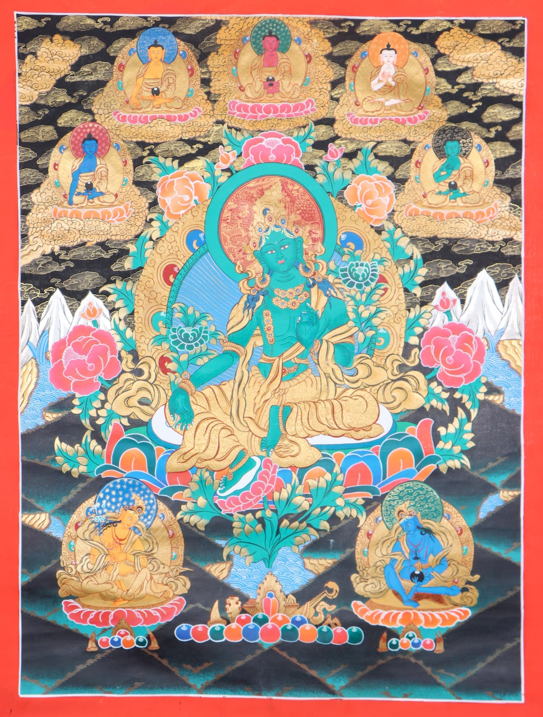 Green Tara Thangka- A Symbol of Compassion and Protection| Traditional ...