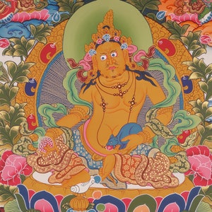 5 Zambalas - Thangka of Wealth, Prosperity, and Spiritual Abundance ...
