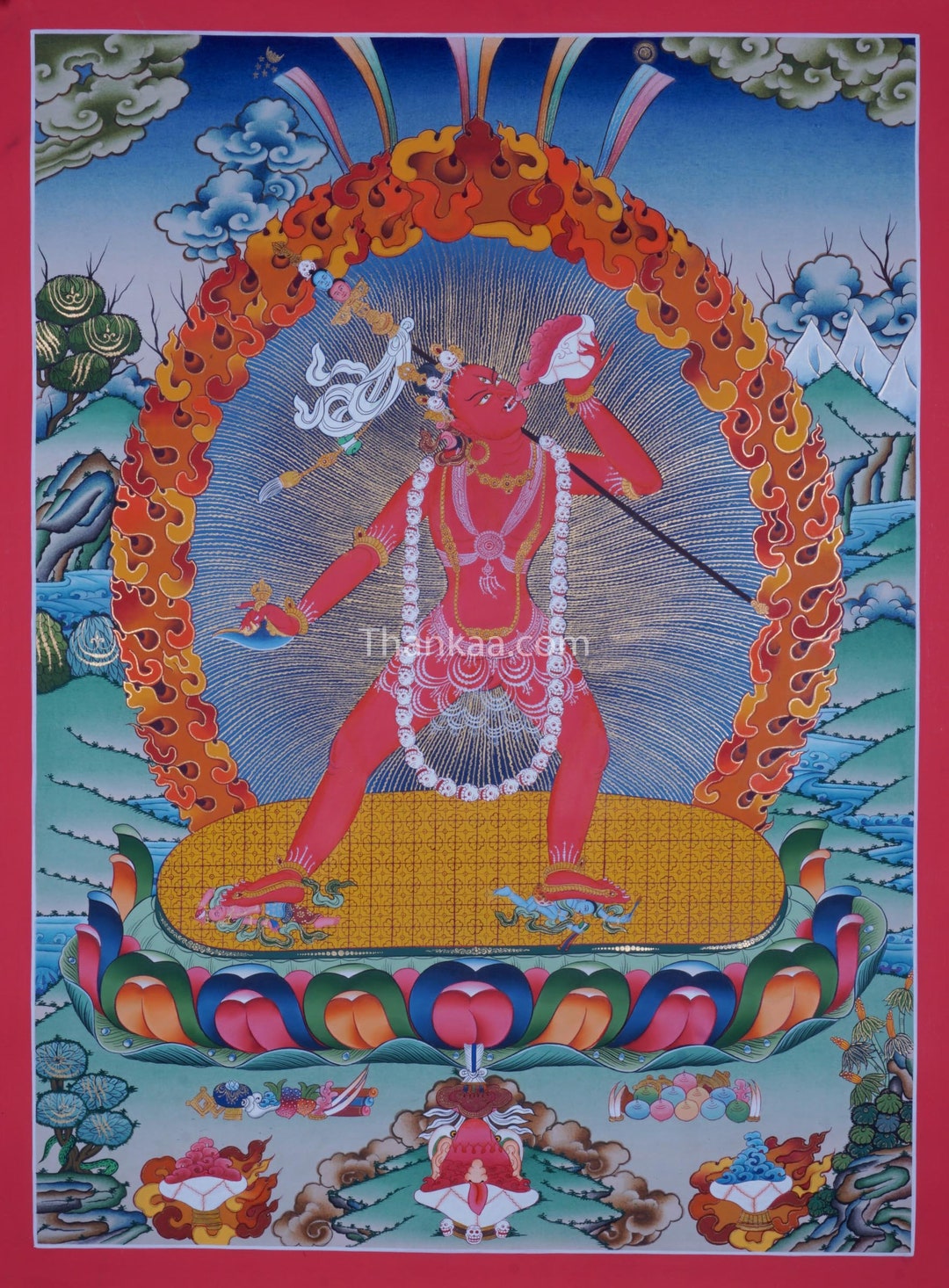 Aithentic Yogini Thangka- Feminine Dakinis :the Tantric Goddess Wall ...