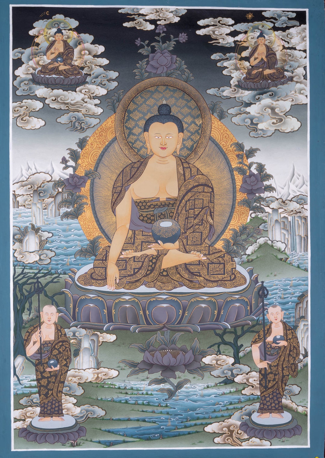 Authentic Buddhist Artwork of Shakyamuni Buddha Thangka - the ...