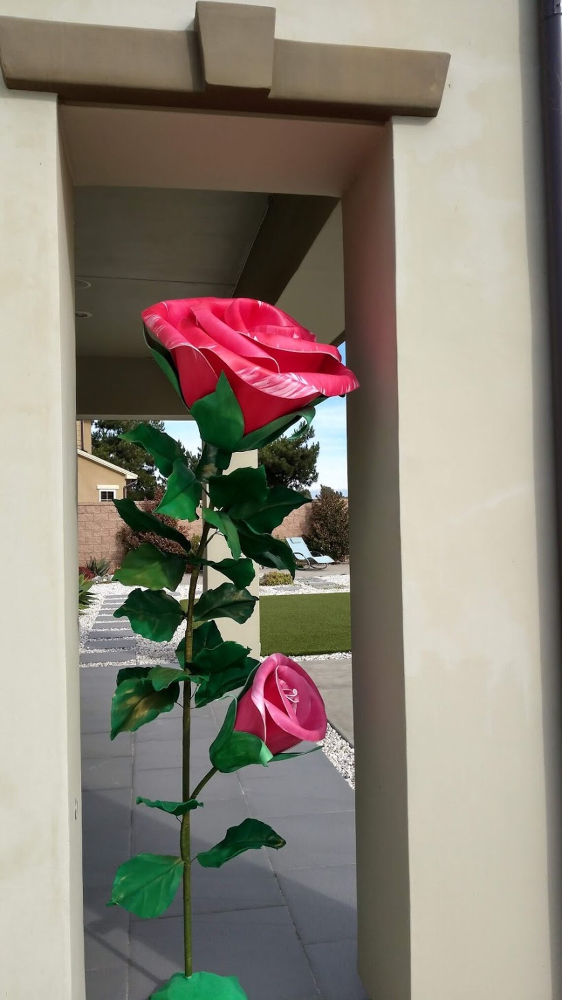 Giant Self Stand Red Rose Flower Perfect for as a Photo Prop - Etsy