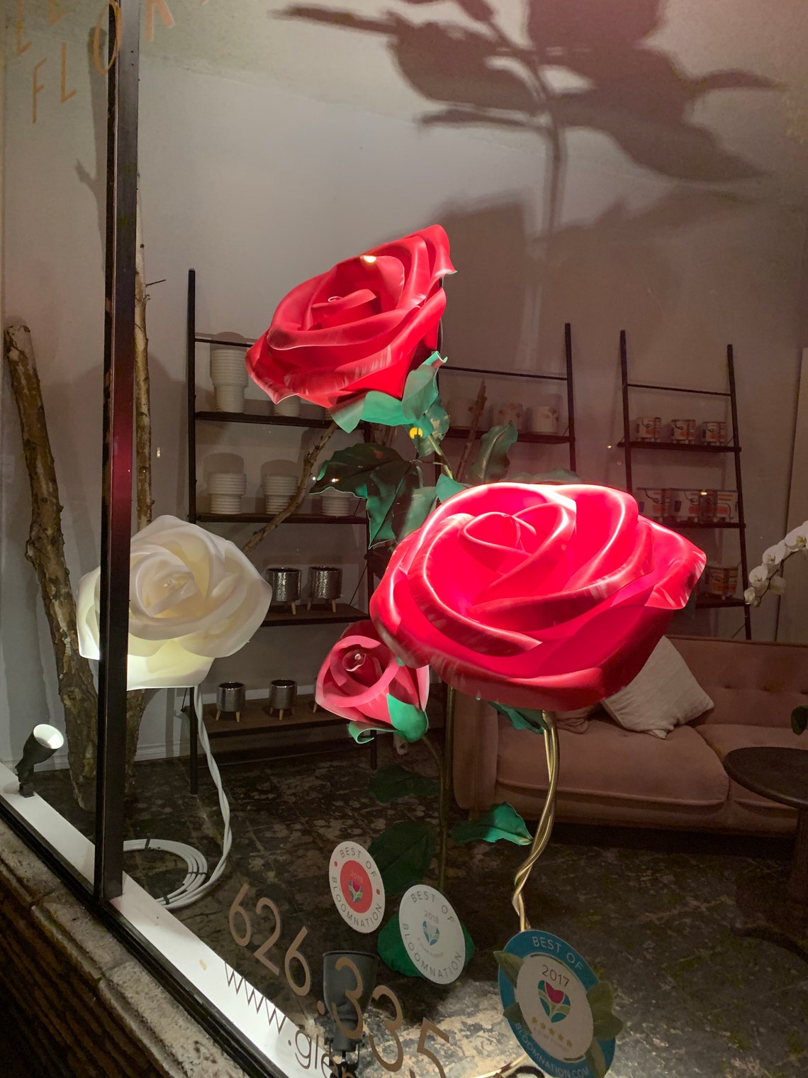 Giant Self Stand Red Rose Flower Perfect for as a Photo Prop - Etsy