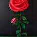Giant Self-standing Bright Red Roses / Props for Photo Shoots / Luxury ...