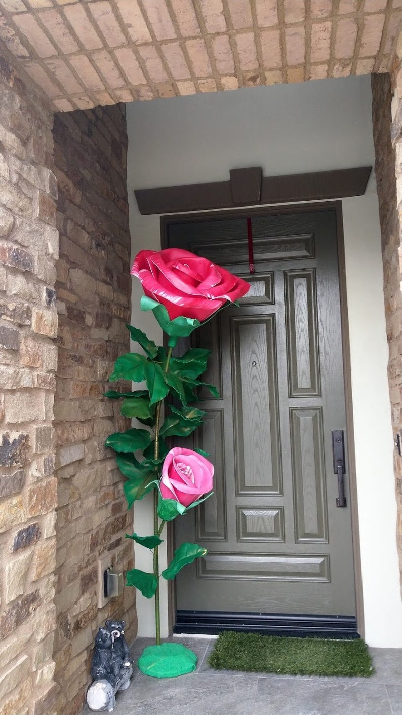 Giant Self Stand Red Rose Flower Perfect for as a Photo Prop - Etsy