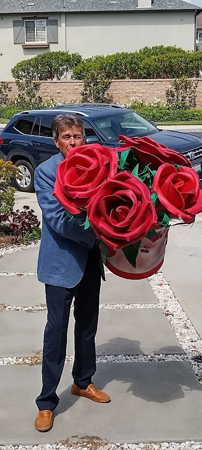 Giant Roses / Handmade Flowers / Luxury Foam Flowers / Interior Decor ...