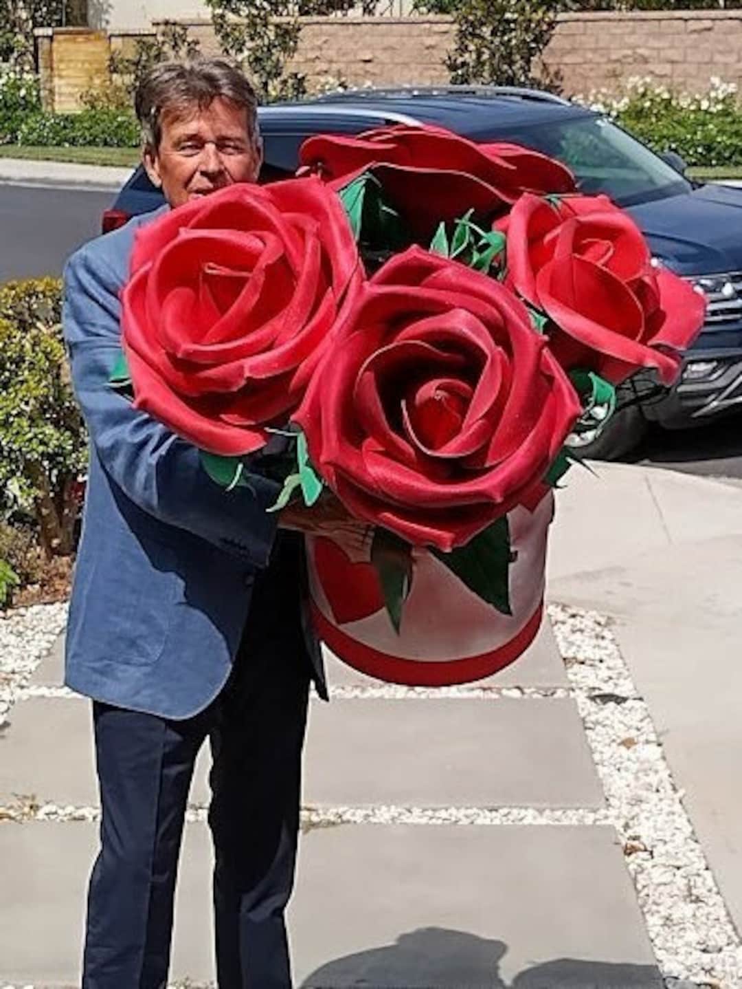 Giant Roses / Handmade Flowers / Luxury Foam Flowers / Interior Decor ...