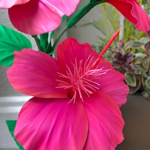 Hibiscus Flowers Cluster / Event Gala Giant Flower Decor Bouquet ...