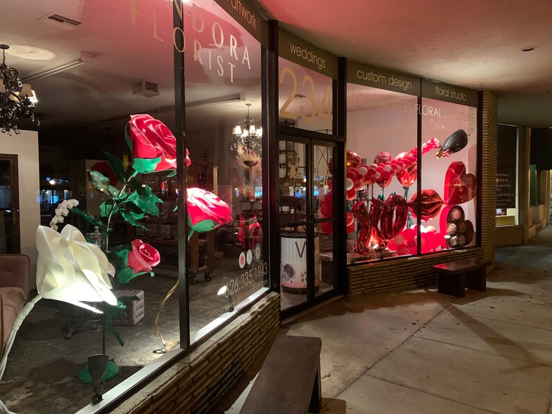 Giant Self Stand Red Rose Flower Perfect for as a Photo Prop - Etsy