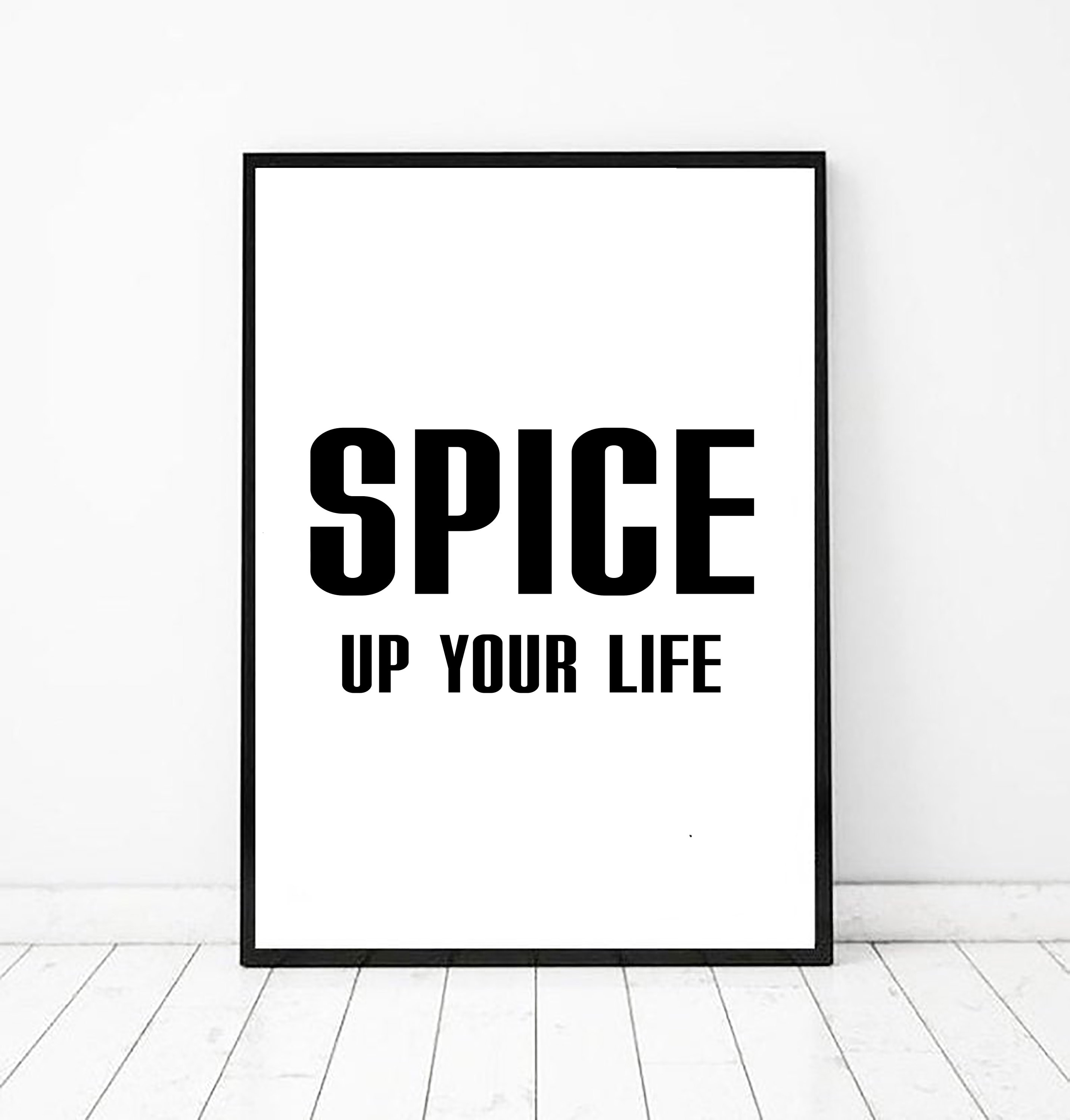 Spice up your life // SPICE GIRLS // Lyrics // Quote // Music | Etsy