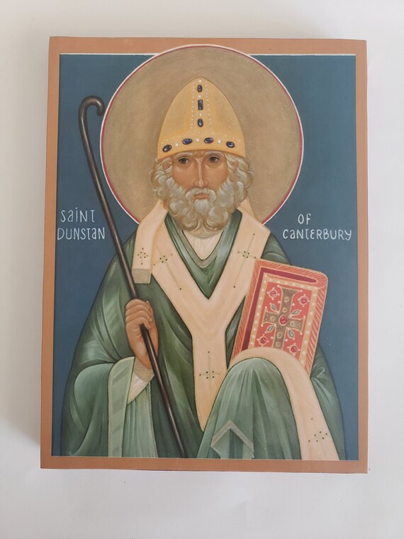 Saint Dunstan Archbishop of Canterbury | Etsy