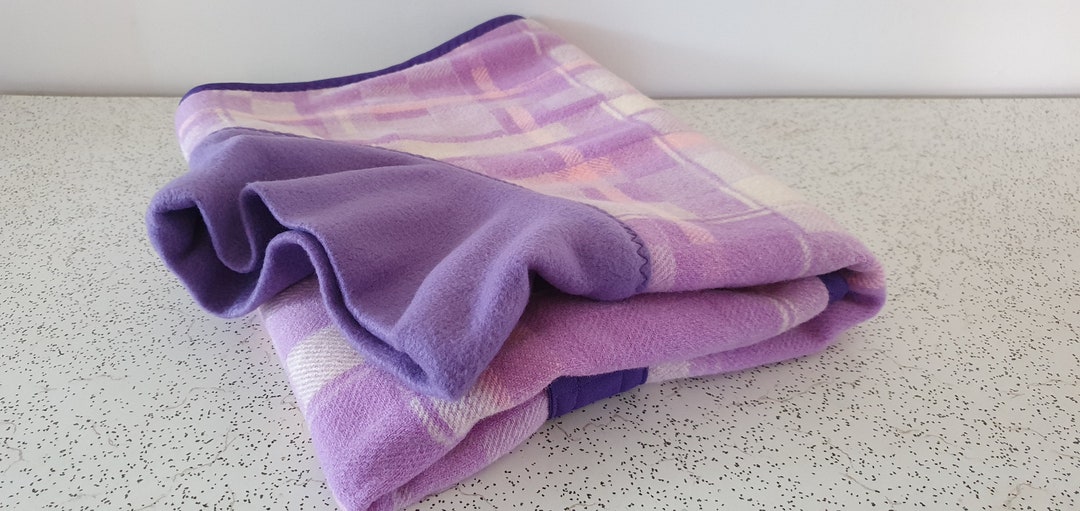 Irregular Checks in Purple and Pink...winter Coat for an Extra Large ...