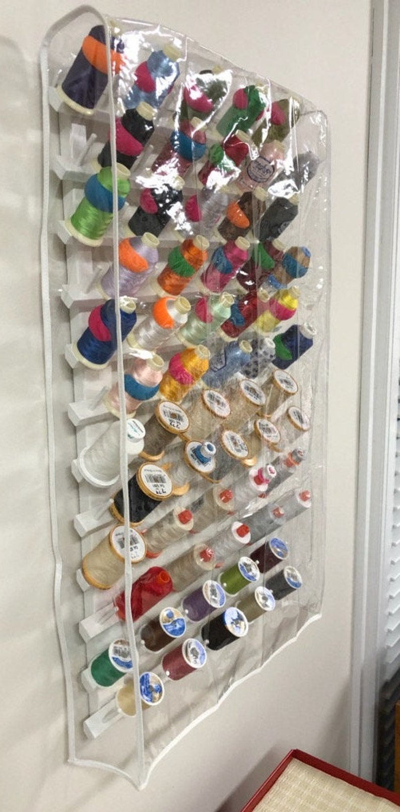 Dust Cover for 120 Spool Wall Thread Rack 28 X 17 - Etsy