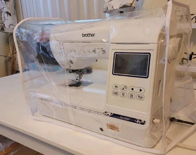 Dust Cover for Brother 6 Needle Embroidery Machine - Wxdxh = 26" X 24 ...